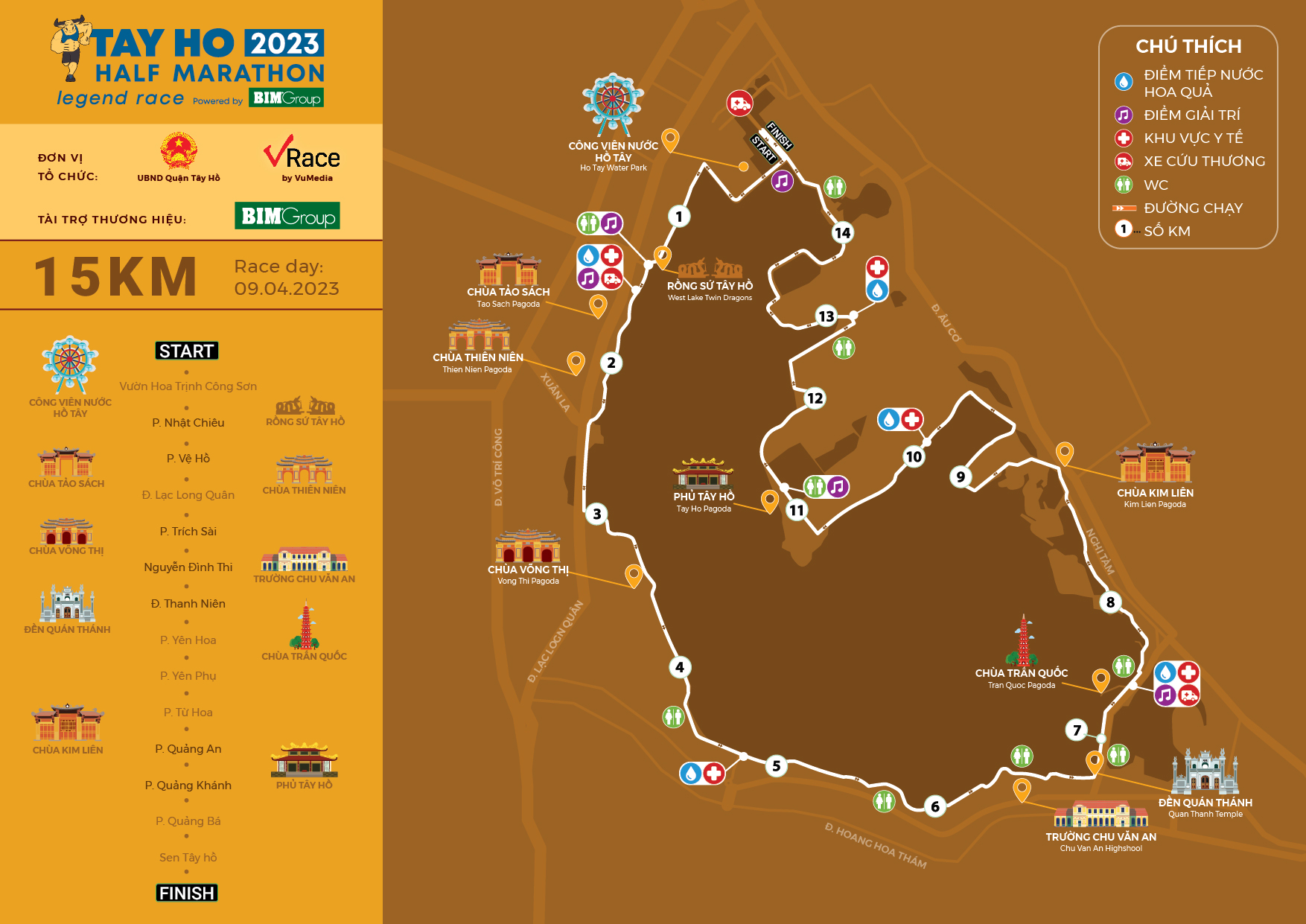 Tây Hồ Half Marathon 2023 - Powered by BIMGROUP | ACTIUP.NET