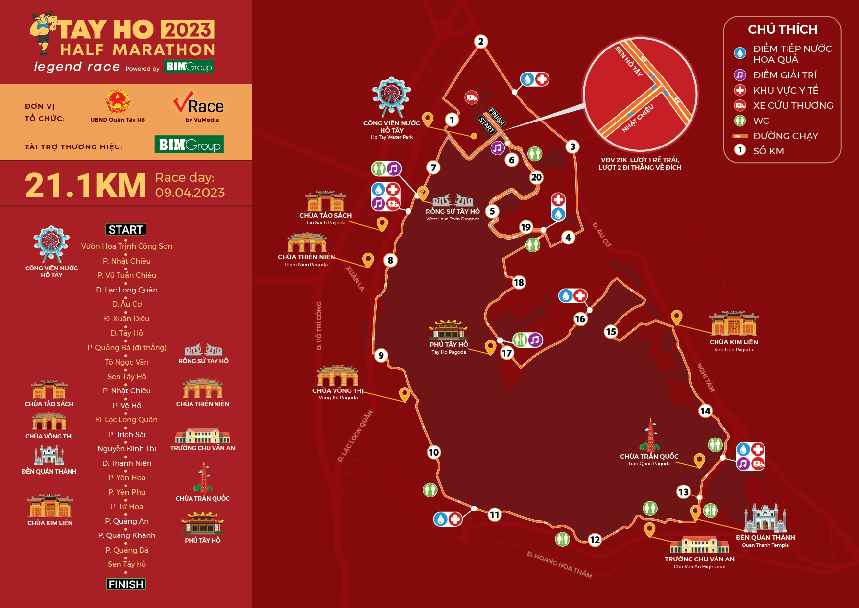 Tây Hồ Half Marathon 2023 - Powered by BIMGROUP | ACTIUP.NET
